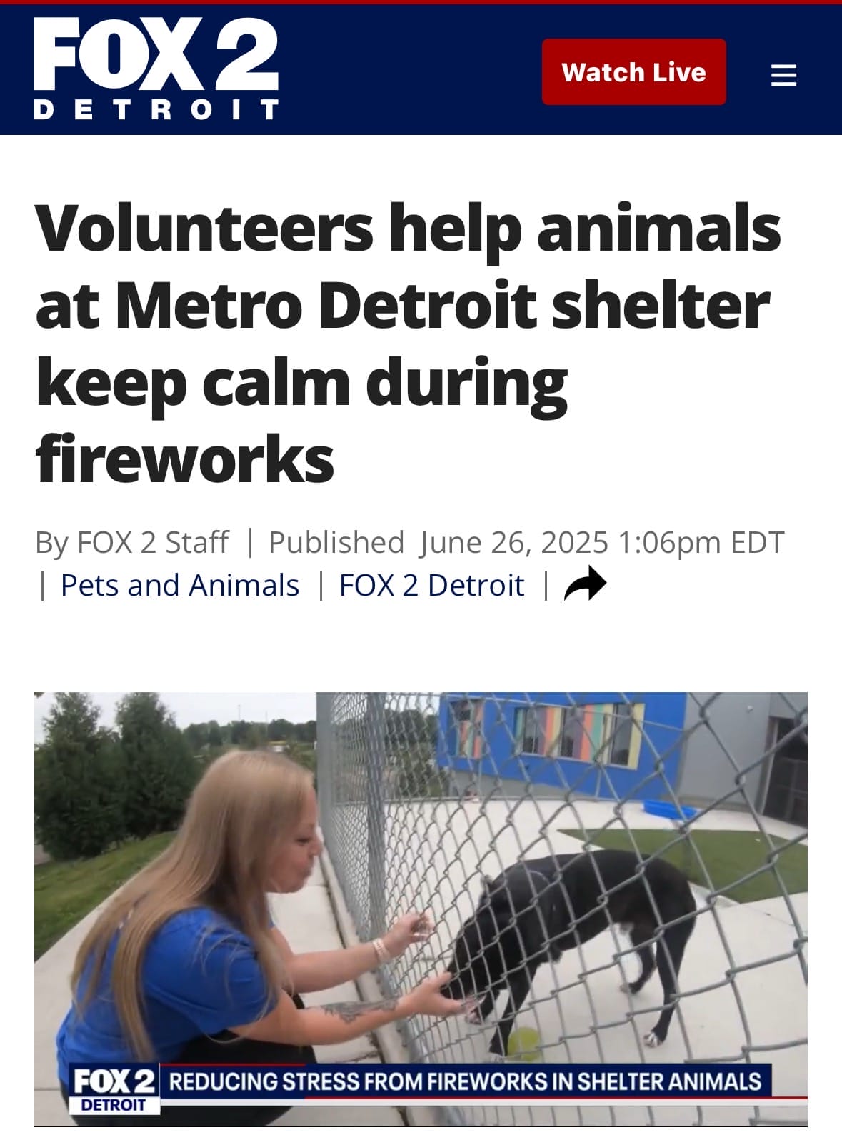 MARL’s Comfort Crew back for Fourth of July Weekend – Michigan Animal ...
